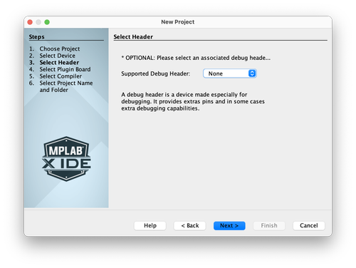 How to create a new Microchip MPLAB X IDE programming project. — mirobo