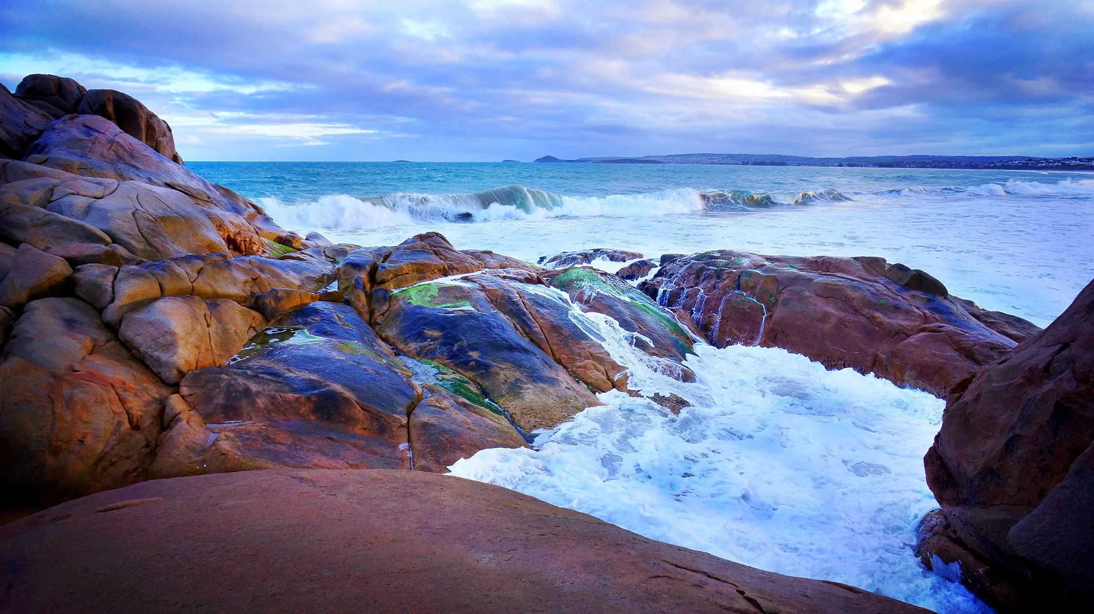 'Knights Beach After Rain' — Strand Gallery | Port Elliot