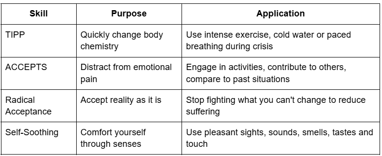 What Are the Four DBT Modules? Skills Explained — DBT Center of Long ...