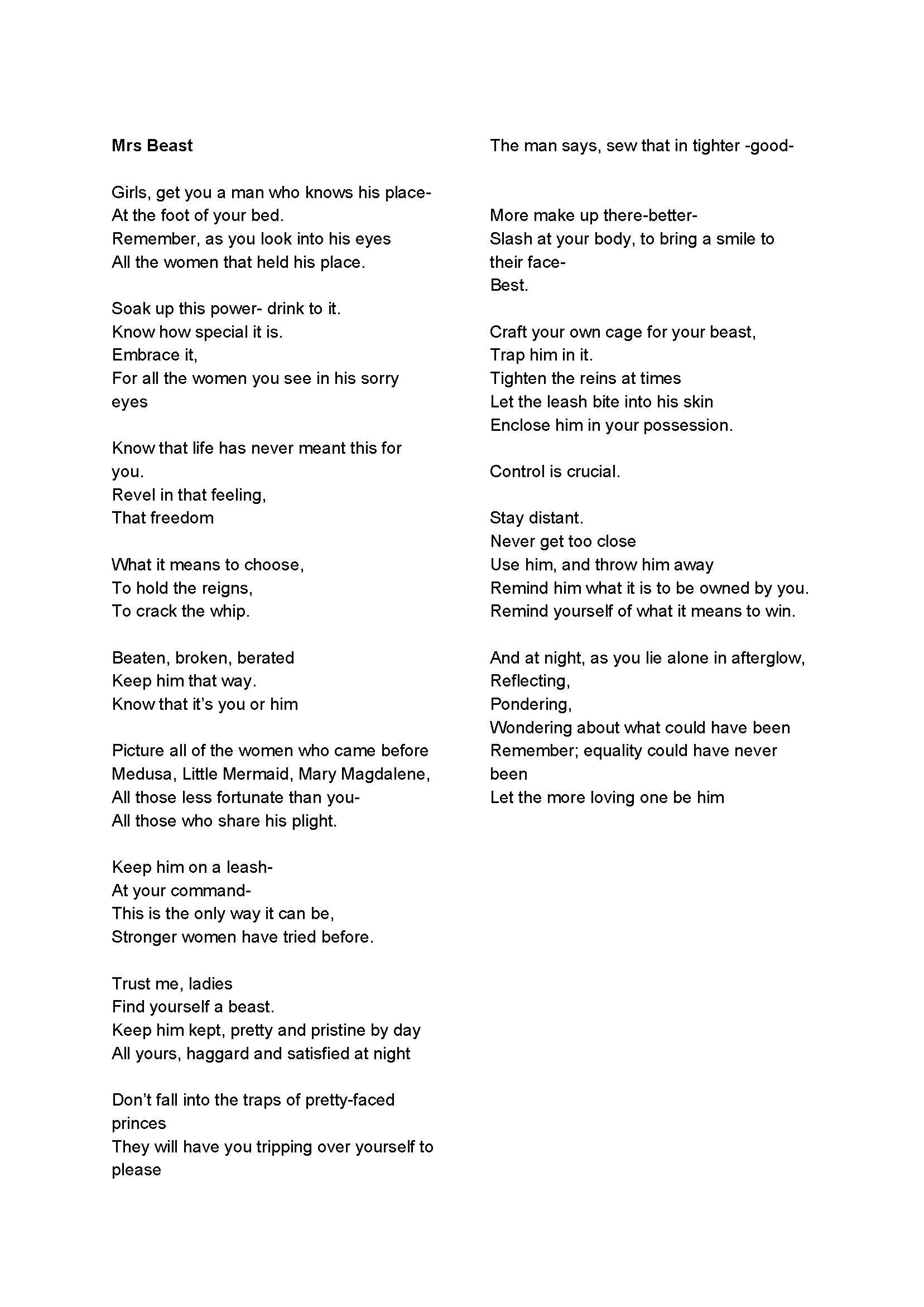 Carol Ann Duffy The World S Wife Poems Analysis | Sitedoct.org