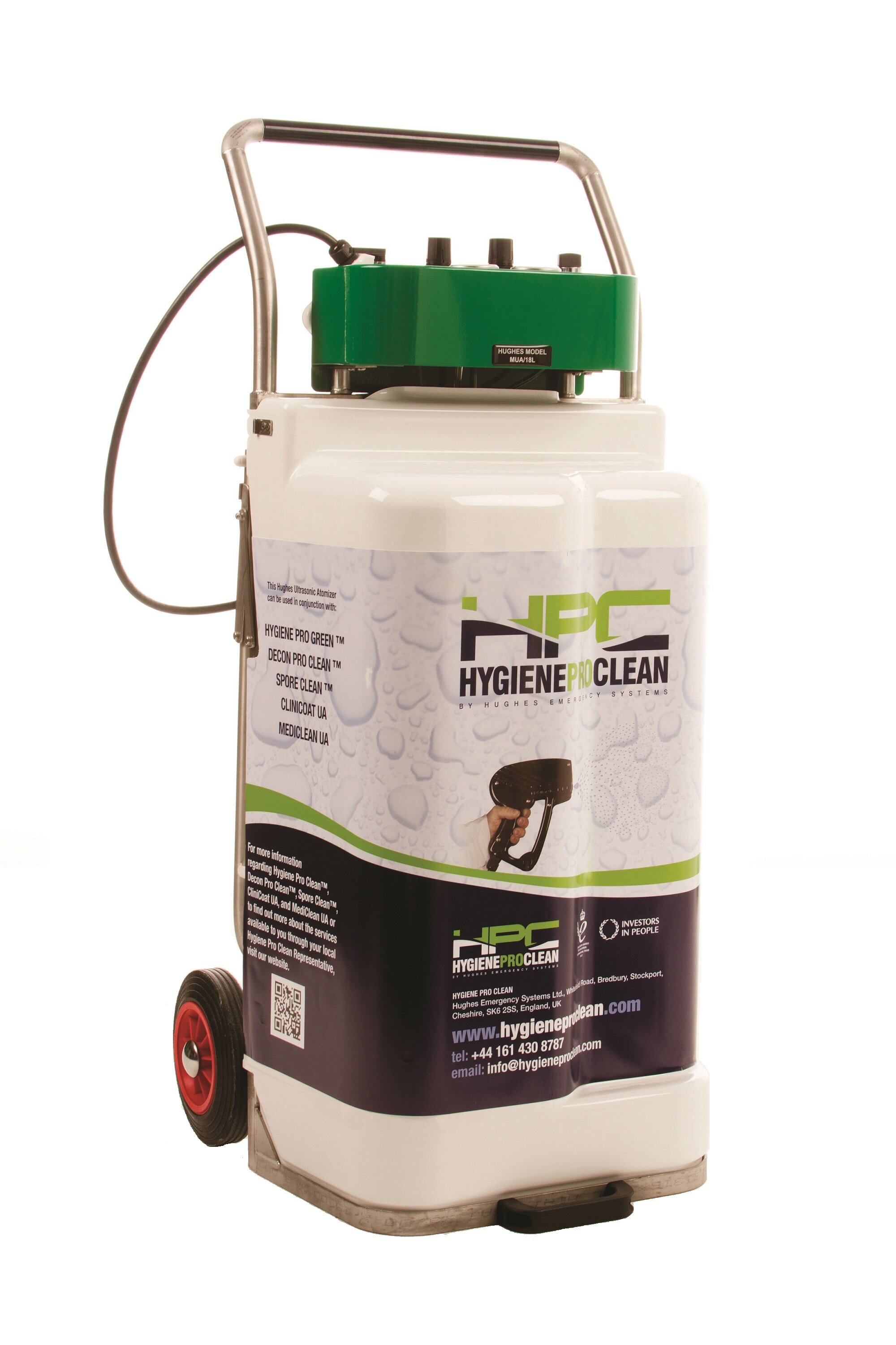 Ultrasonic Atomiser MUA/18L — Hygiene Pro Clean