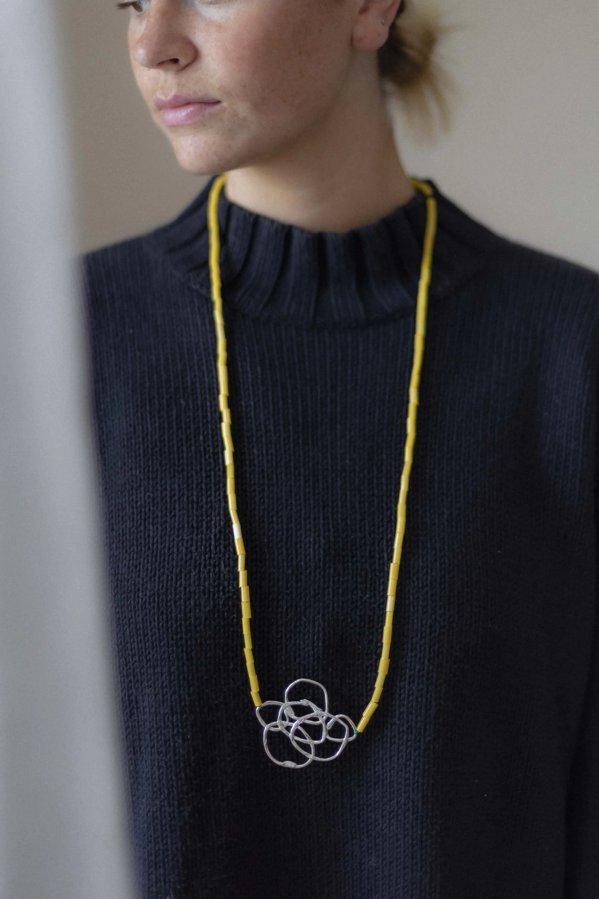 Oxidised Silver Spoon with Flower Centre by Gabi Veit — | Flow Gallery