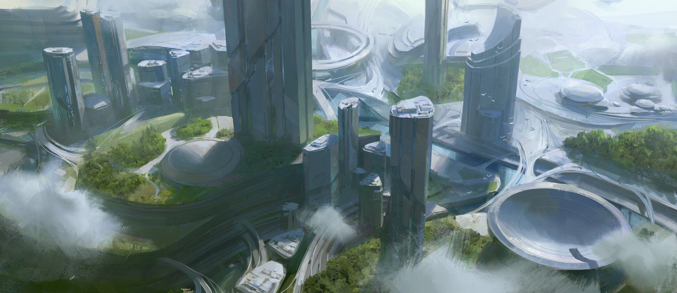 Brave New World Concept Art — Jon McCoy Art - Concept Art for Film and ...