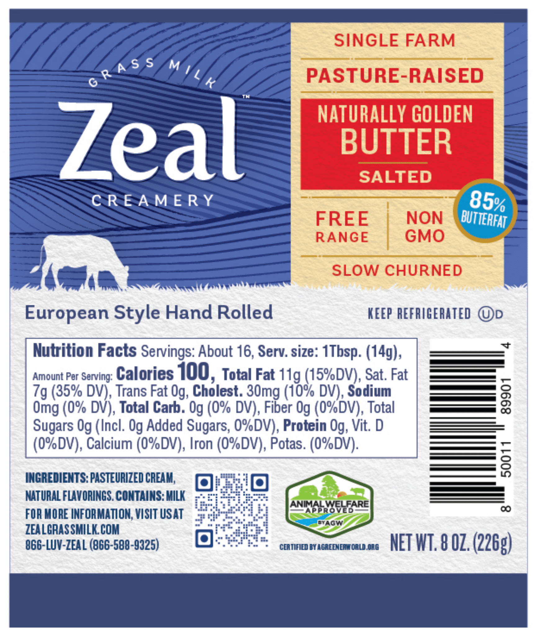 Kroger Salted Butter Nutrition Facts at Susan Tucker blog