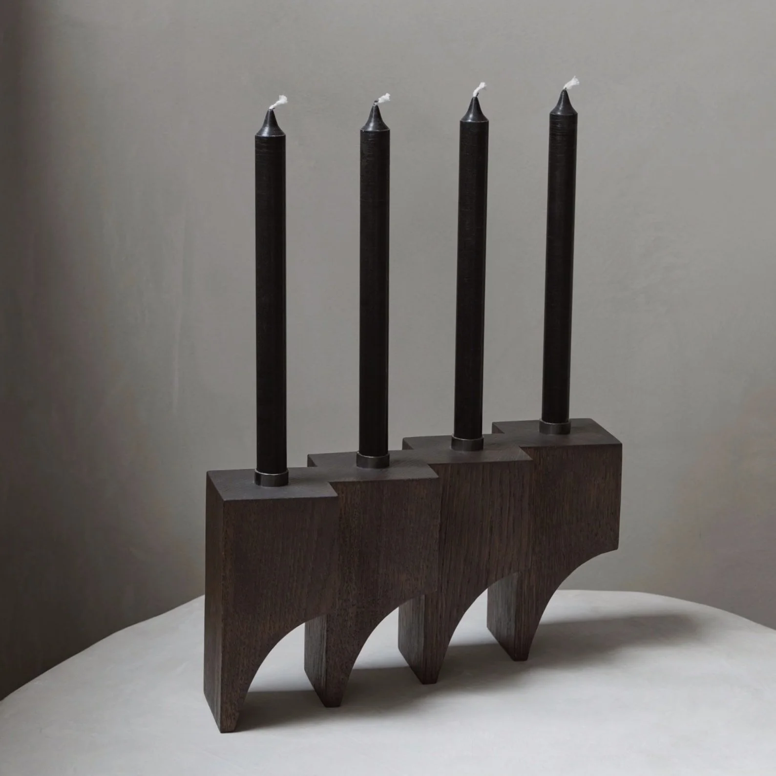 Solid wooden side table — Mokko furniture and design studio