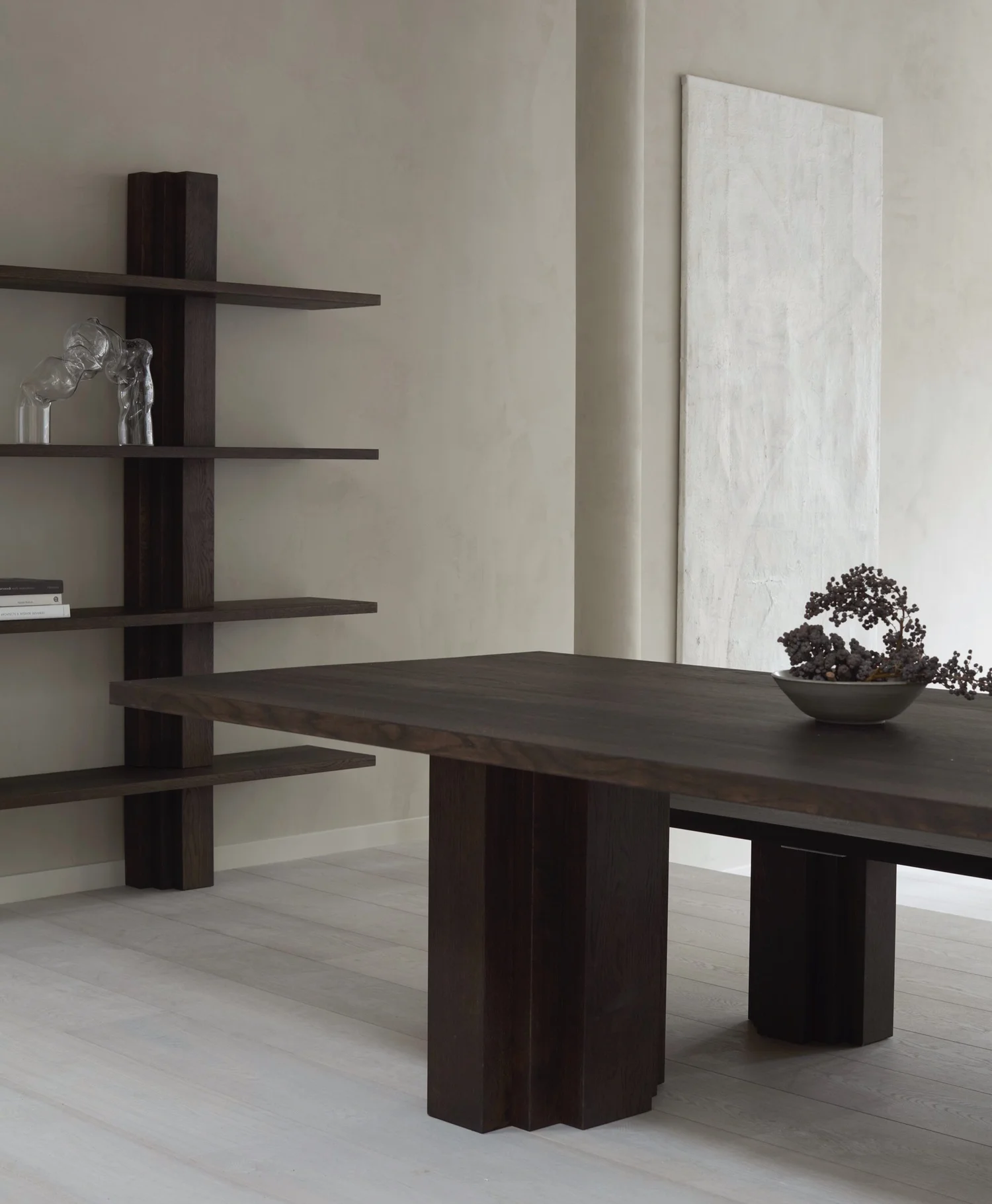 Solid wooden Brut dining table — Mokko Amsterdam