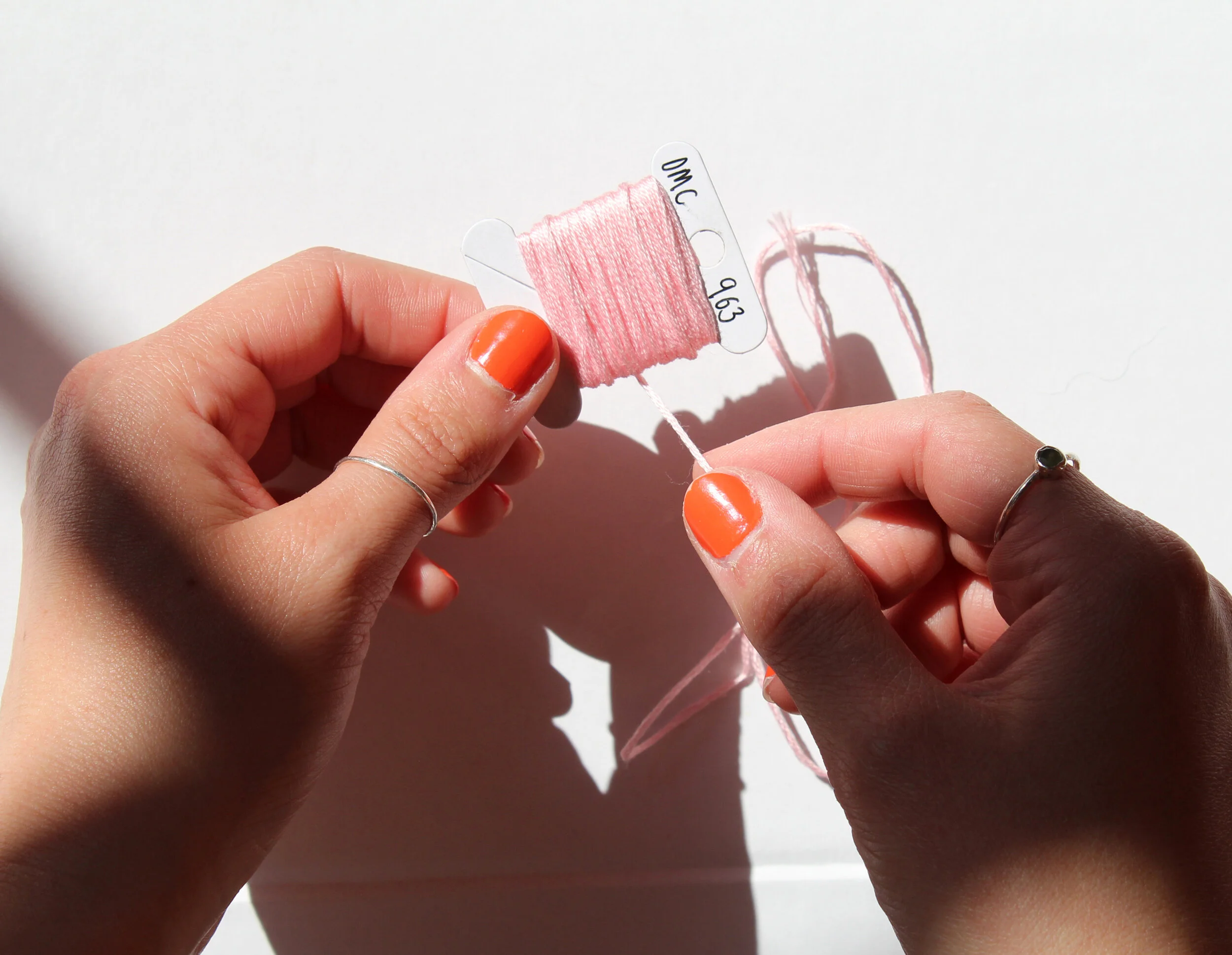 how to organisae your embroidery threads, tips and tricks — imogen melissa