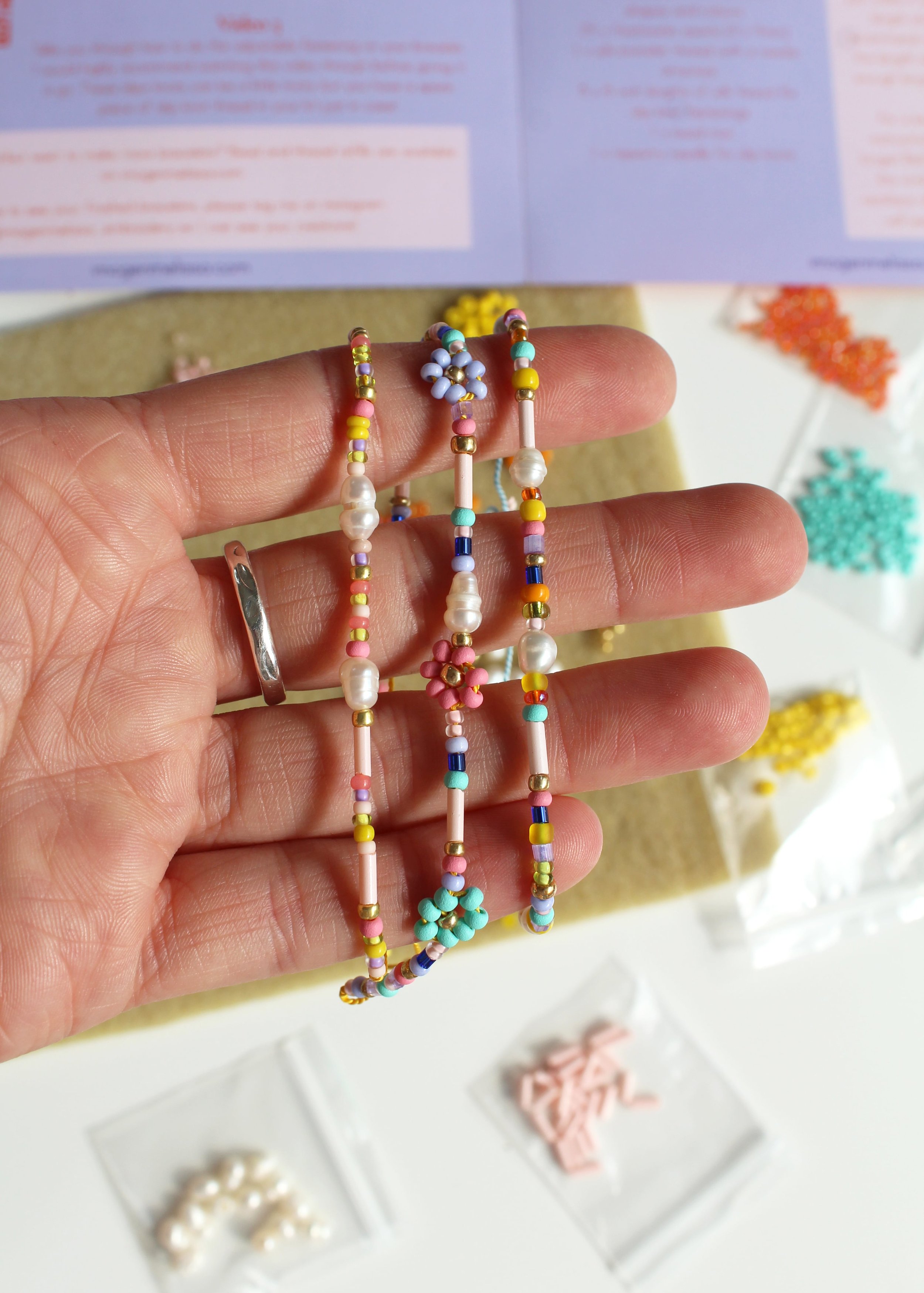 Freshwater Pearl Beaded Necklace Kit — imogen melissa