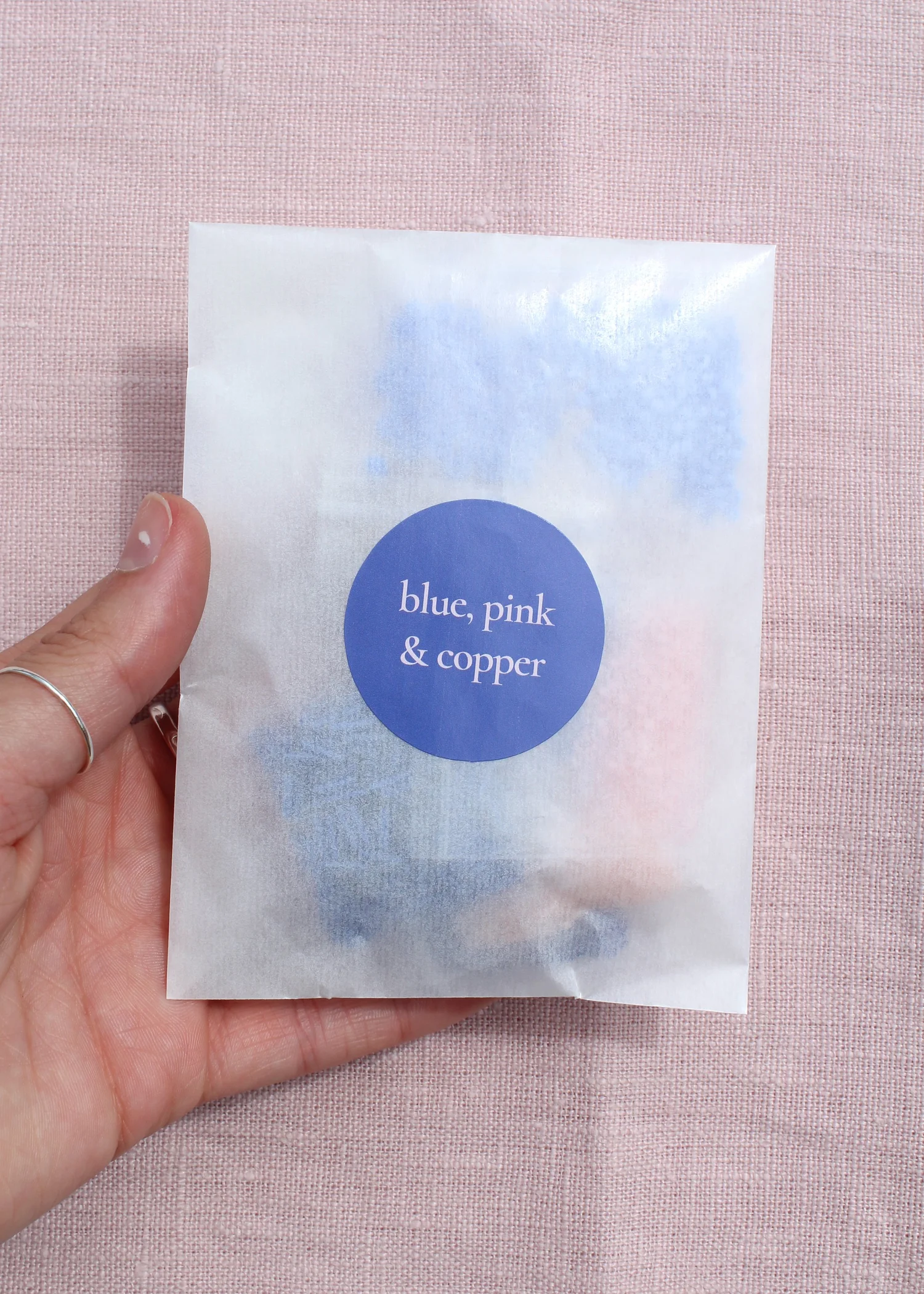 Beaded Embroidery Kit in Blue — imogen melissa