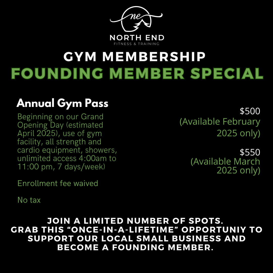 PRICING — North End Fitness