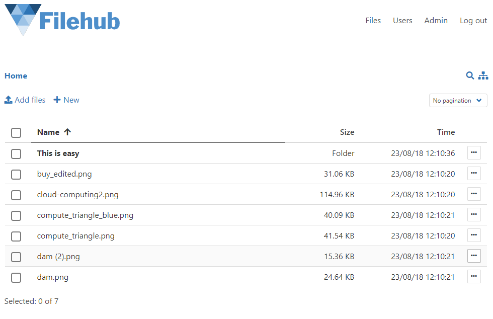 FileHub unlimited user file sharing and storage platform — ComputeHub