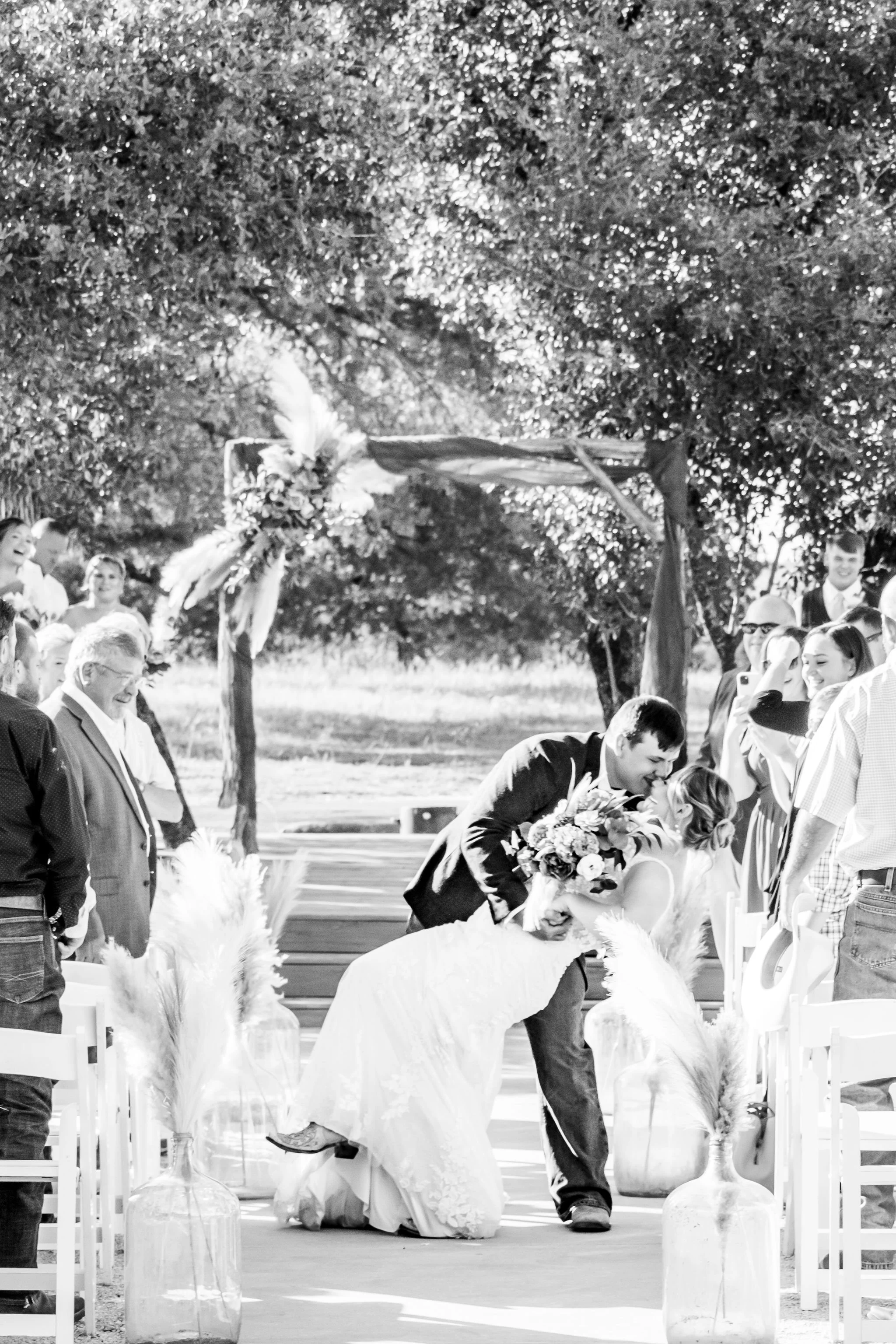 The Enduring Romance of Black & White: A Glimpse into a Recent Wedding ...