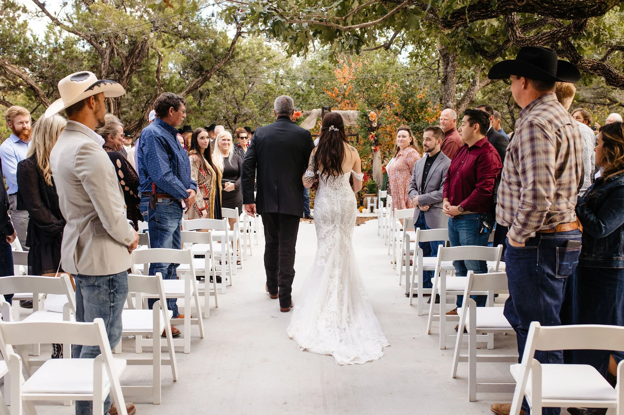 DFW Western Wedding with Vintage Getaway Car — The Barn at Sparrow ...