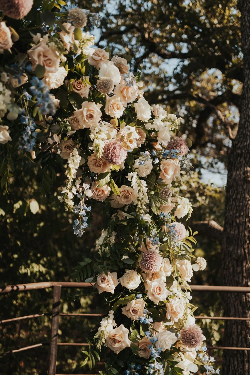 August Wedding with Luxury Florals at Sparrow Creek Ranch: Pink Roses ...