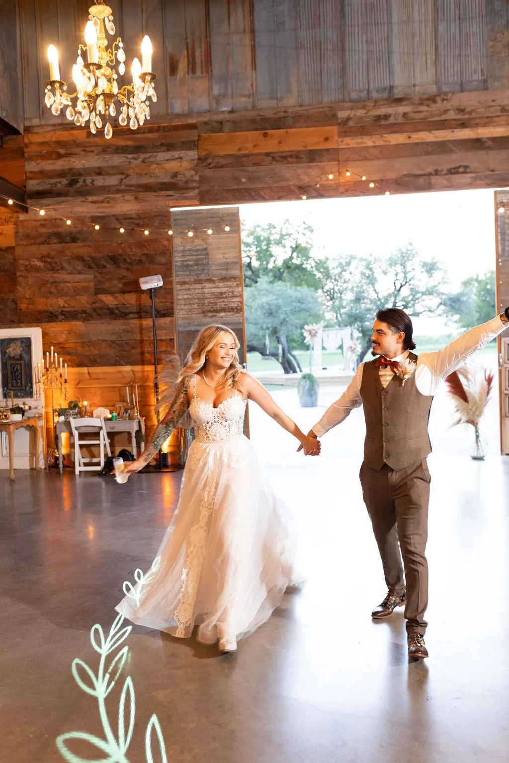 Boho Barn Wedding - Destination Wedding for San Antonio Couple with ...