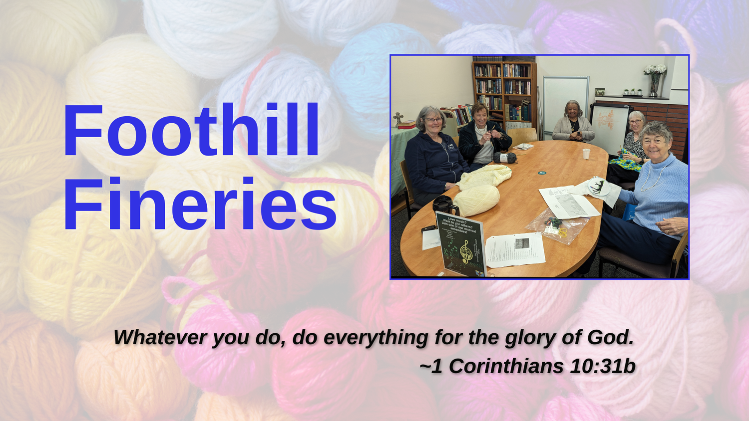 Foothill Community Presbyterian Church San Jose, CA 95121