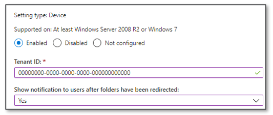 Using Microsoft Intune to set up personal folder redirection for ...