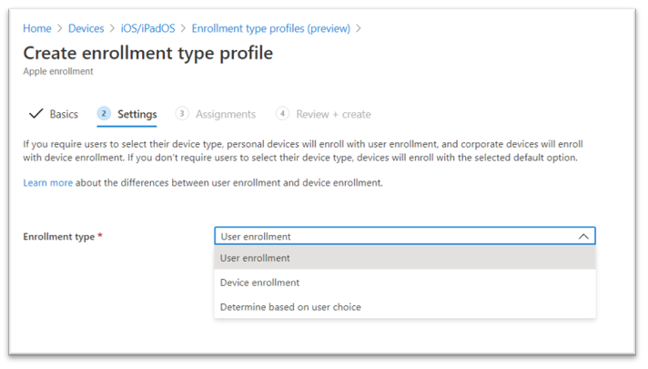 BYOD – How to configure Apple User Enrolment — Mobile Mentor