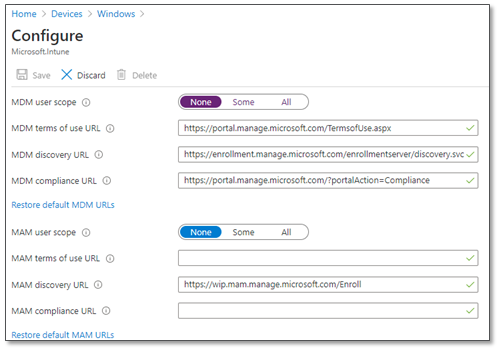 Enable Automatic Enrollment into Microsoft Intune — Mobile Mentor