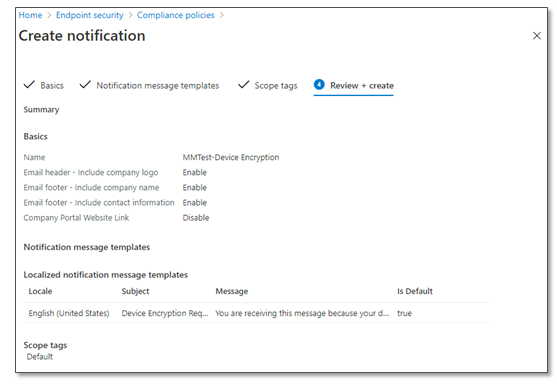 Sending Notifications to Noncompliant Devices in Microsoft Intune ...