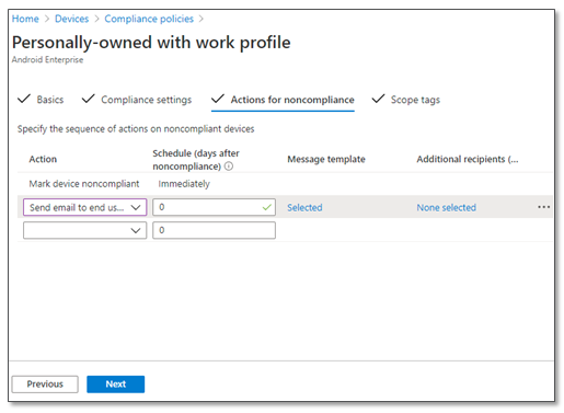 Sending Notifications to Noncompliant Devices in Microsoft Intune ...