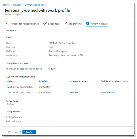 Sending Notifications to Noncompliant Devices in Microsoft Intune ...