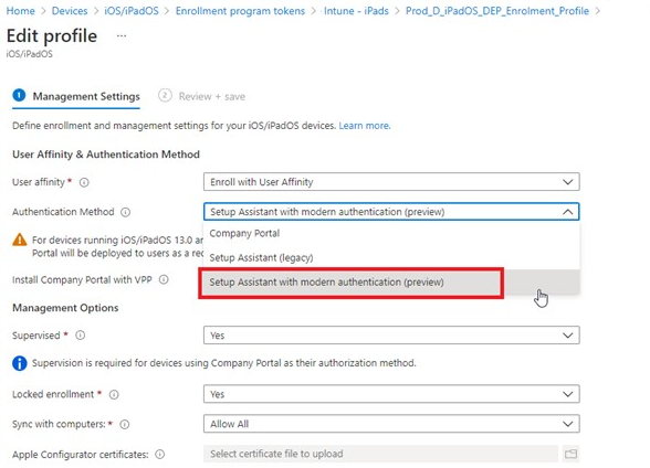 Modern Authentication for Apple devices — Mobile Mentor