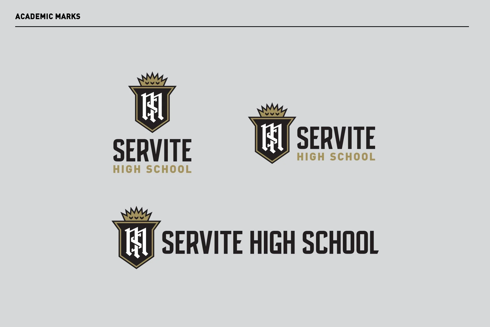 Servite High School Branding — Daake