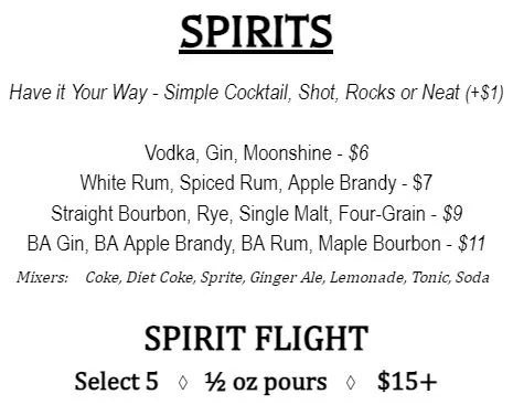Drinks — Gull Lake Distilling Company