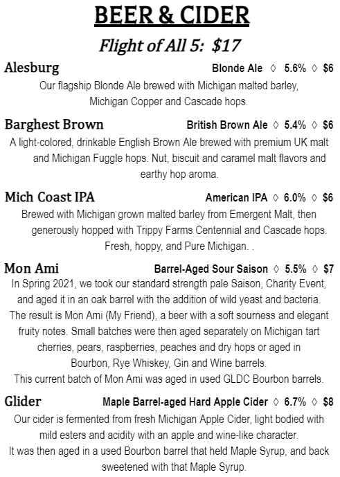 Drinks — Gull Lake Distilling Company