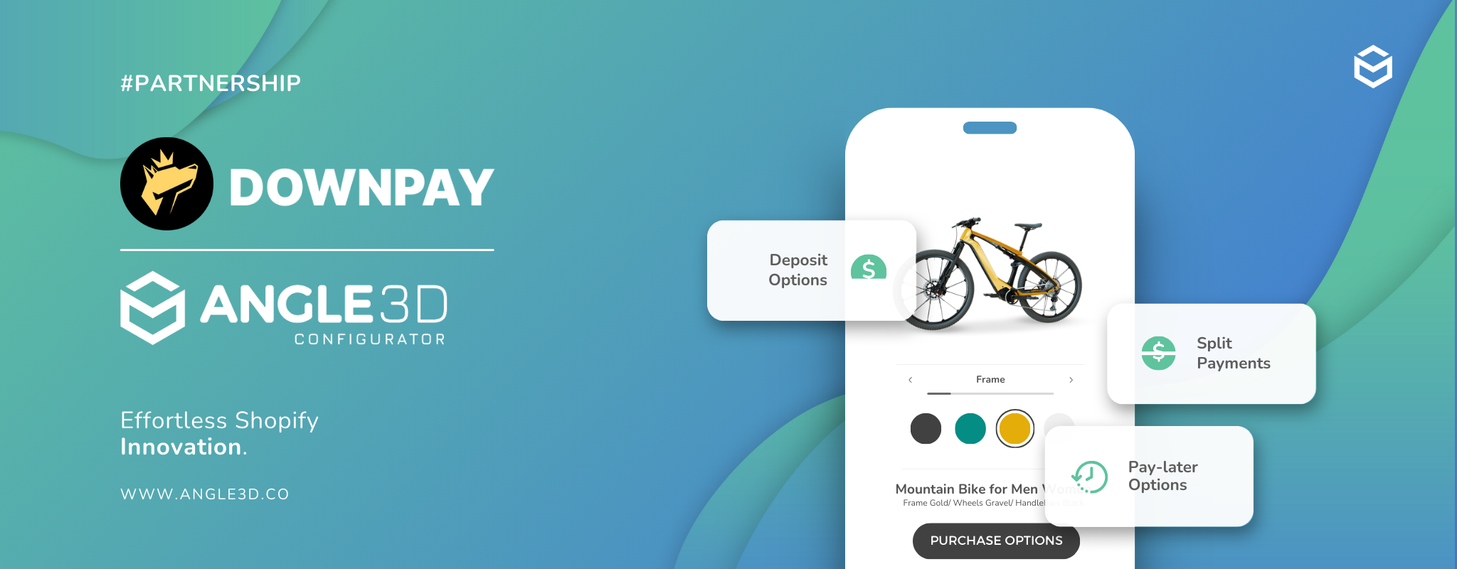 Big News: Angle 3D Configurator x Downpay Collaboration! — Angle 3D Configurator