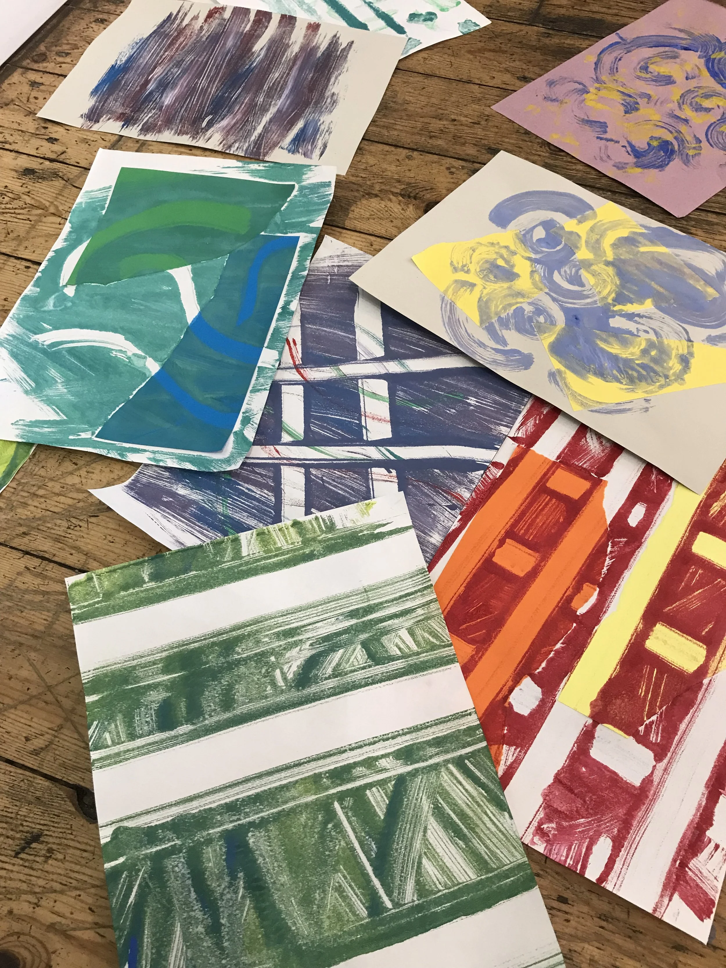 Mono Printing for Children — MAKE Southwest