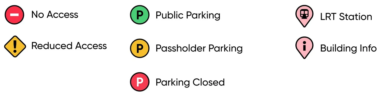 Access Map | Road Closures & Detours | Culture + Entertainment District