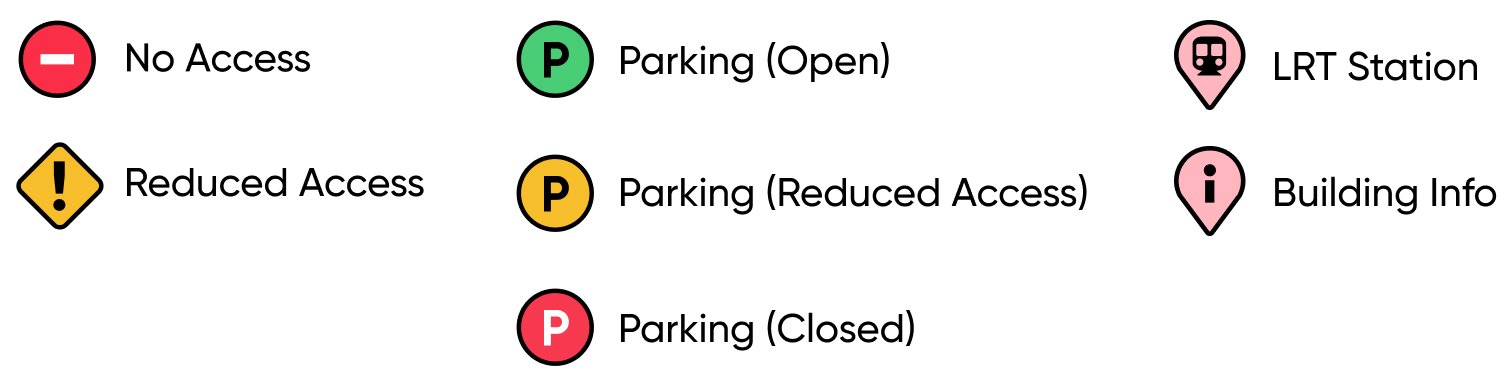 Access Map | Road Closures & Detours | Culture + Entertainment District