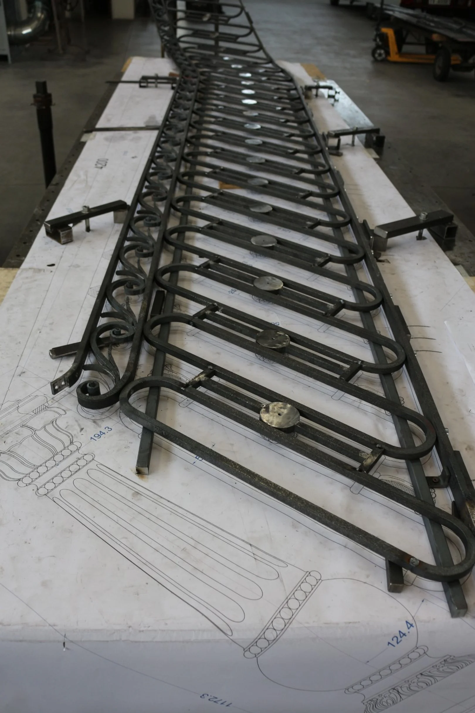 Workflow Iron - Custom Staircase Handrail & Entry Door — Cooritalia
