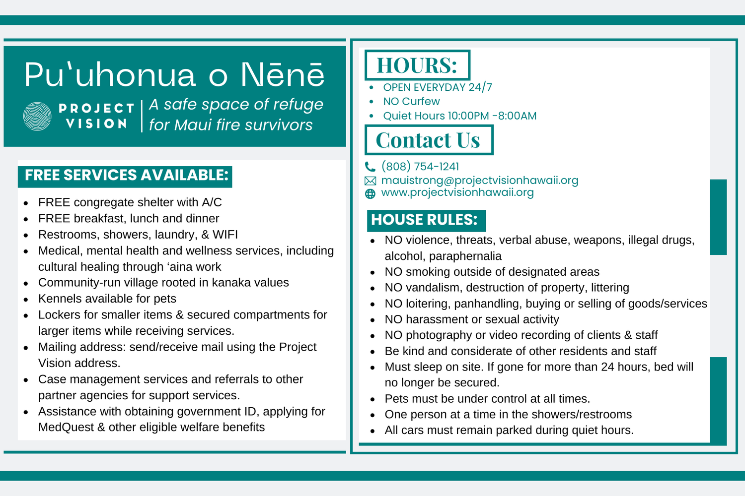 Temporary tent shelters for houseless wildfire survivors opens in Central Maui — Project Vision ...