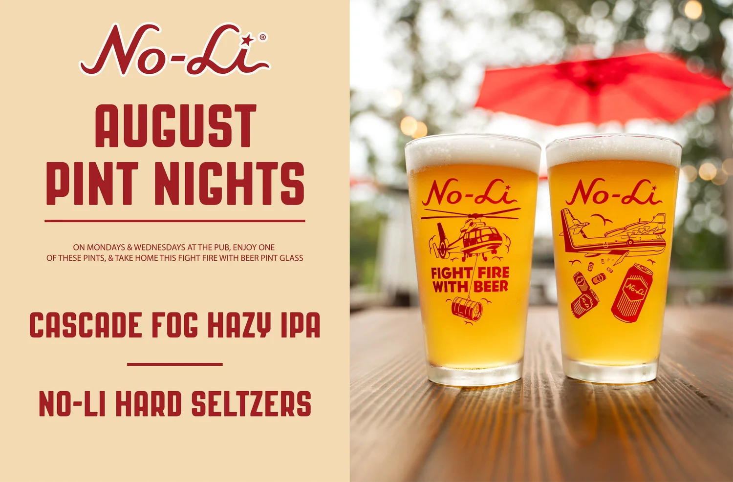 No-Li Brewhouse Menu — BREWHOUSE