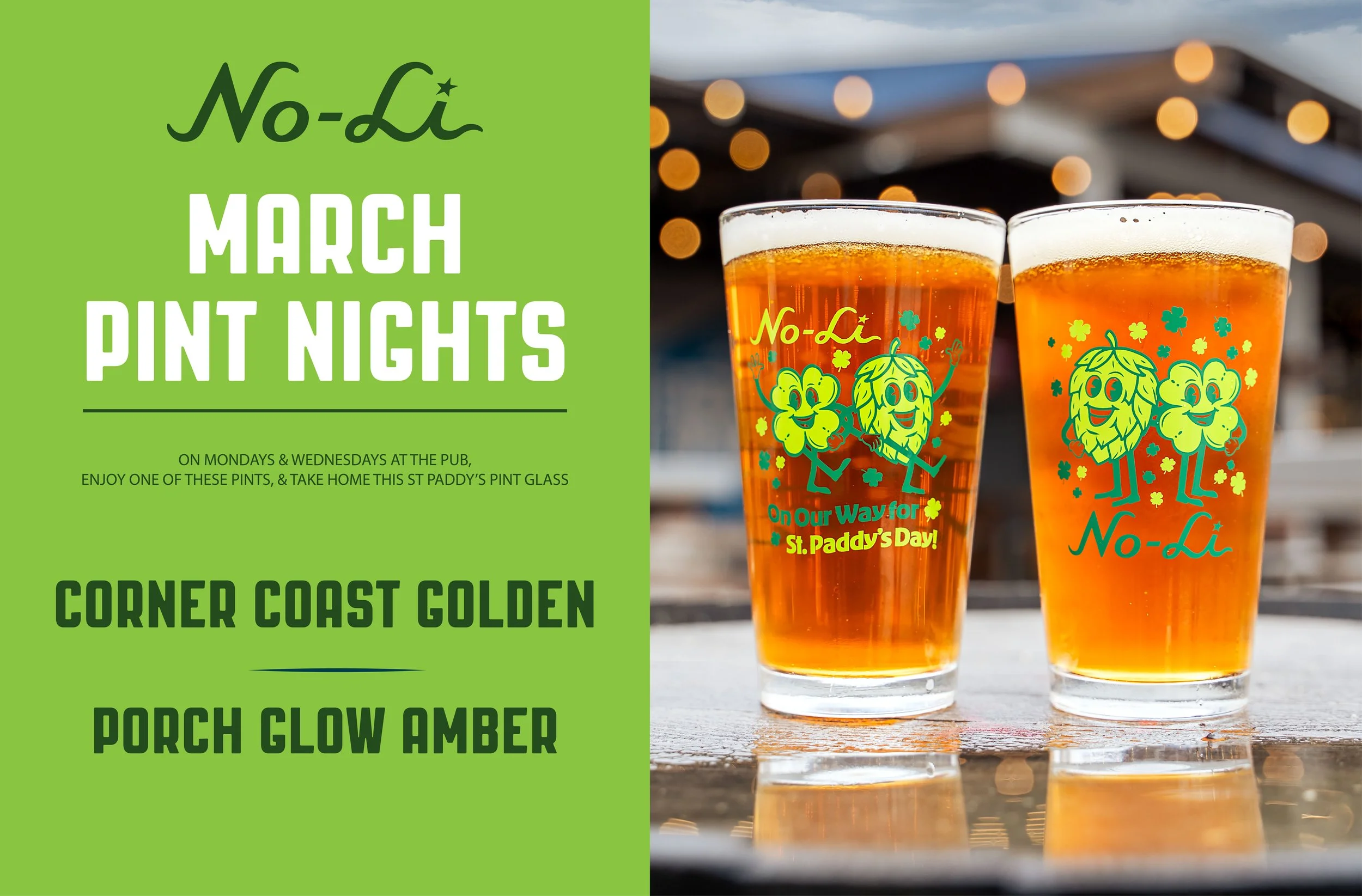 No-Li Brewhouse Menu — BREWHOUSE
