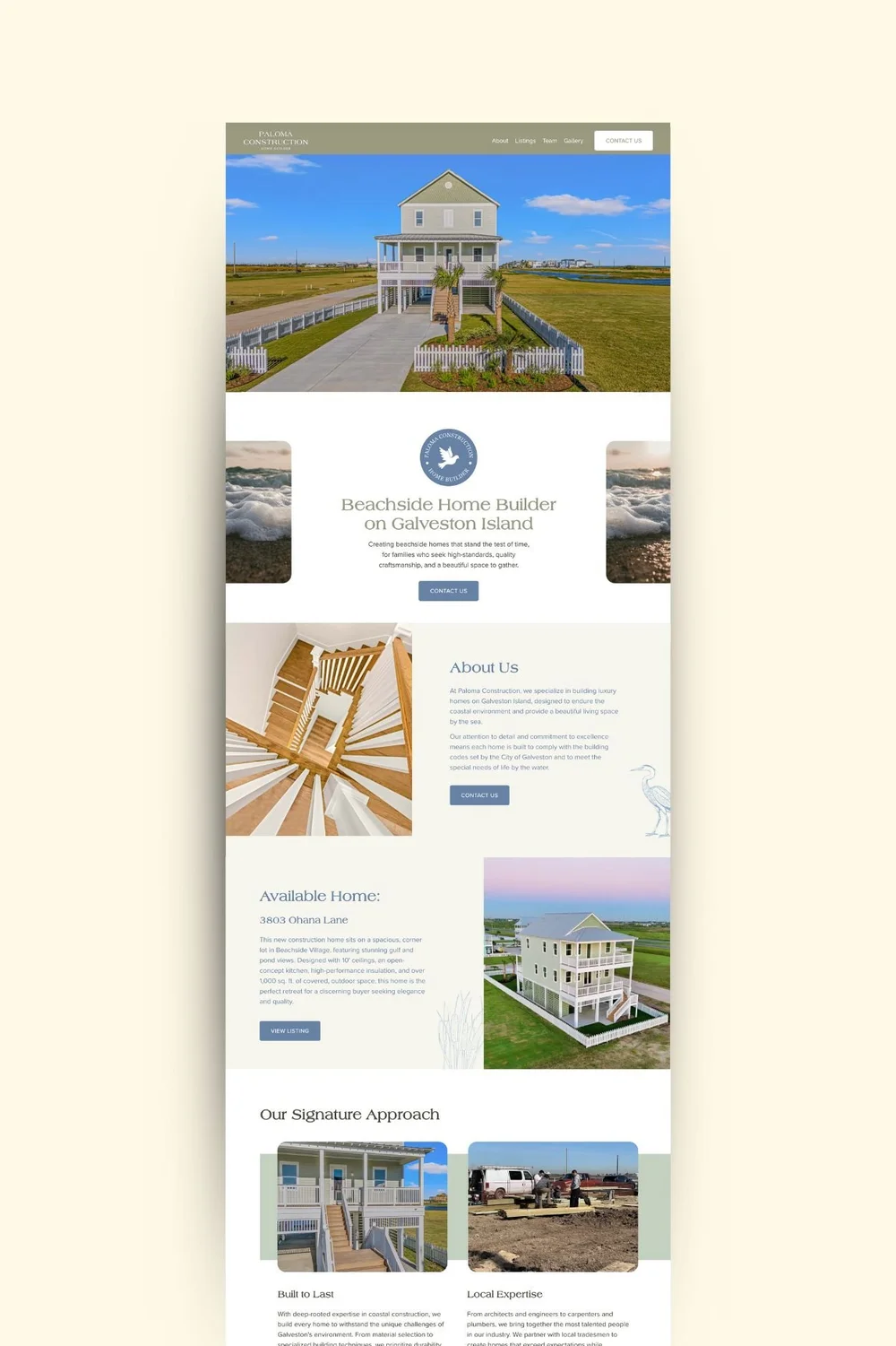 Luxury Website Design for Real Estate Developer & Home Builder ...