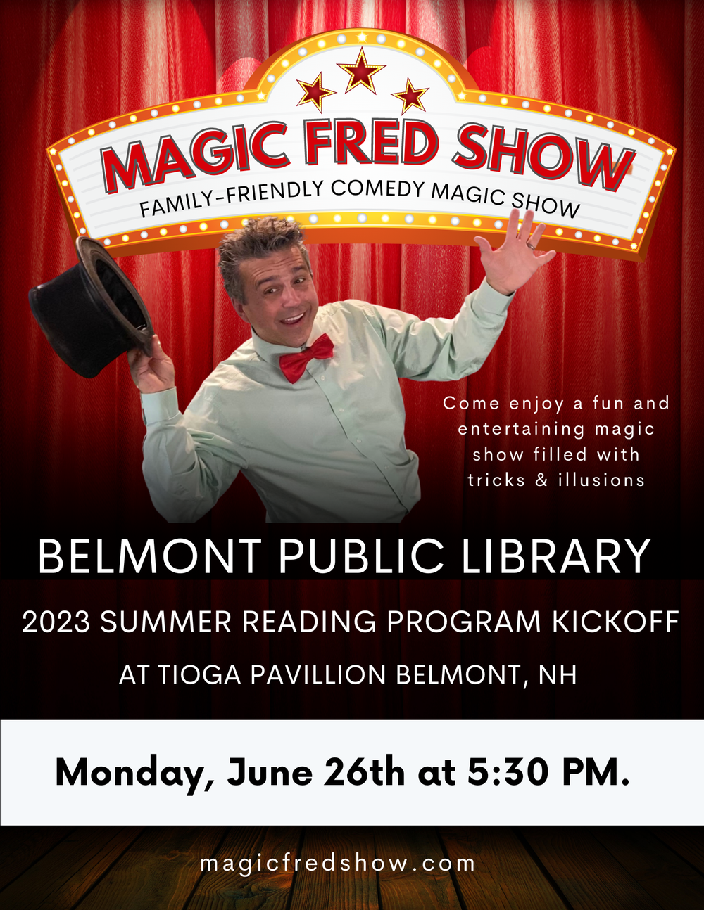 Poster/flyers — Magic Fred Show - Magic Fred The Magician