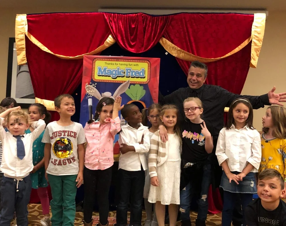 Kids Birthday Party Magician / — Magic Fred Show - Magic Fred The Magician