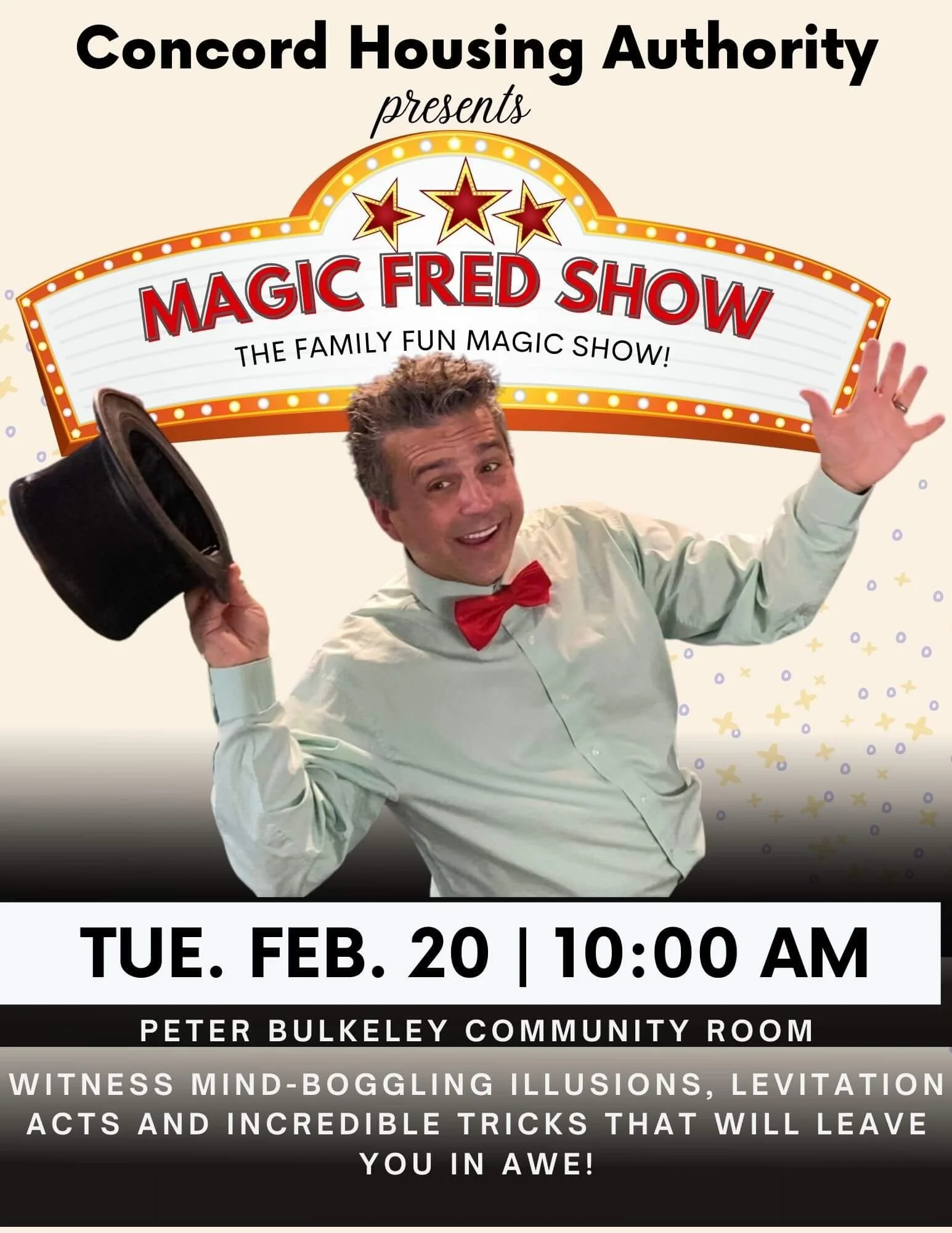 Poster/flyers — Magic Fred Show - Magic Fred The Magician