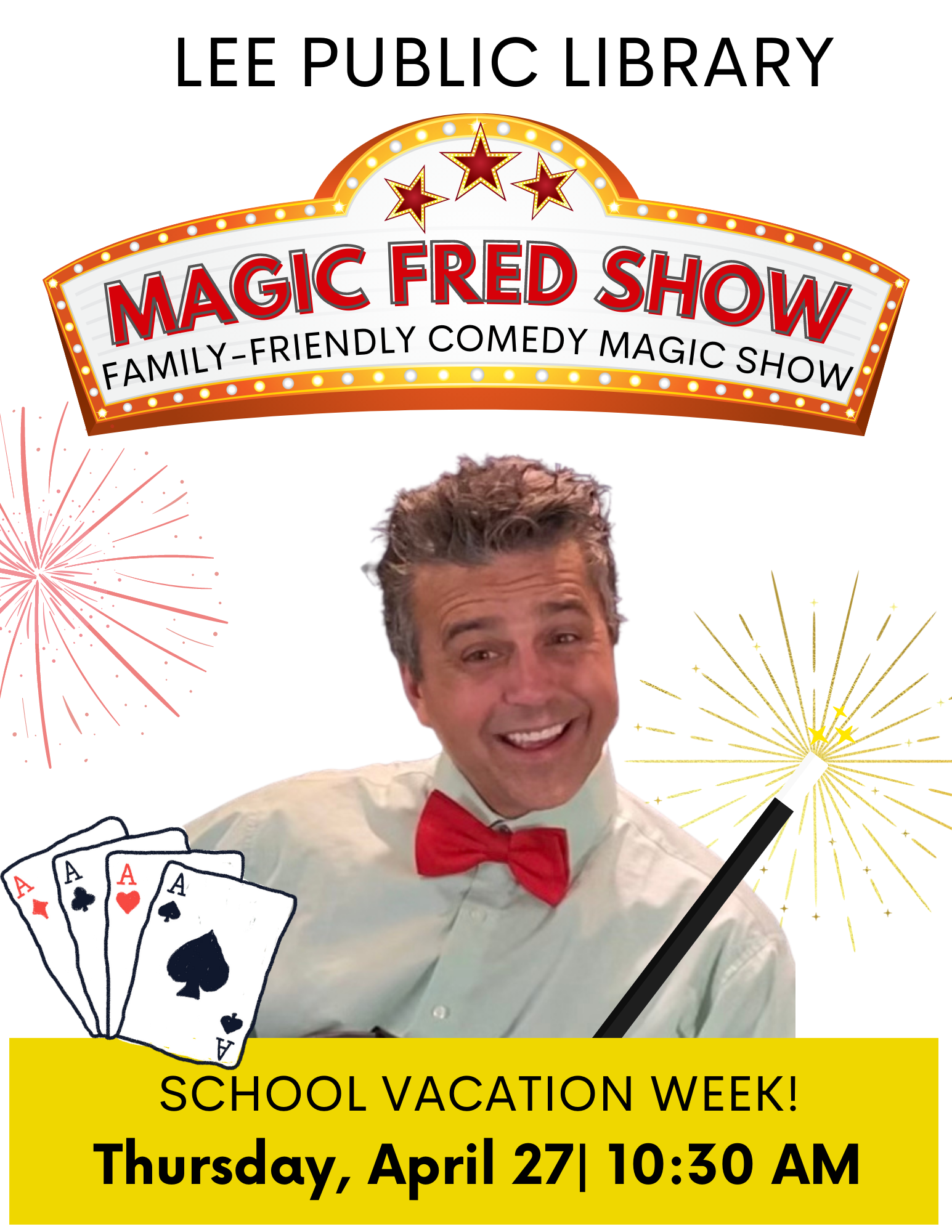Poster/flyers — Magic Fred Show - Magic Fred The Magician
