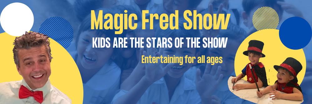 Kids Birthday Party Magician / — Magic Fred Show - Magic Fred The Magician