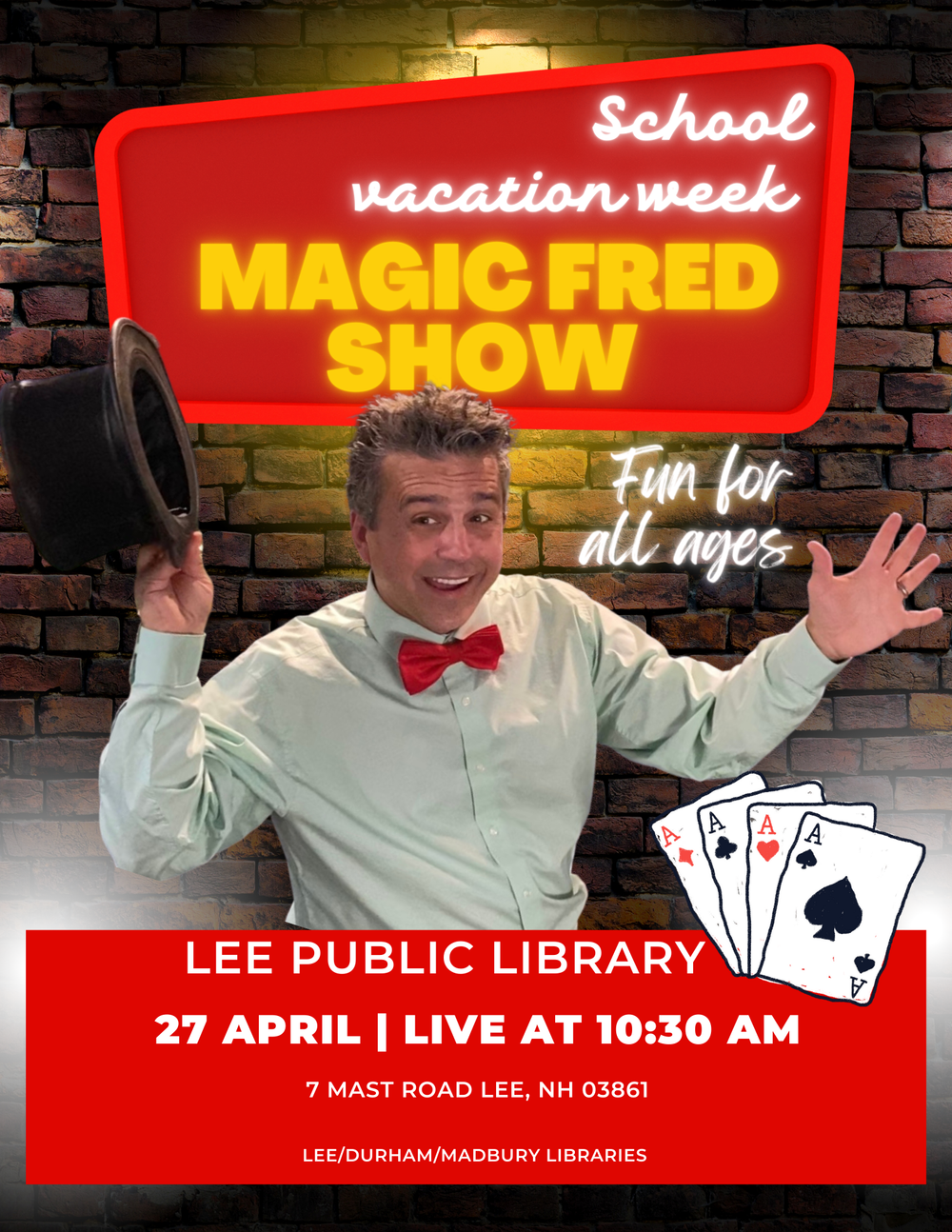 Poster/flyers — Magic Fred Show - Magic Fred The Magician
