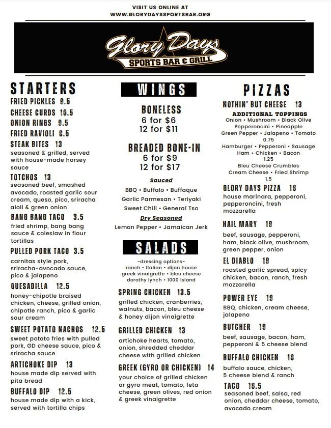glorydayssportsbar.org