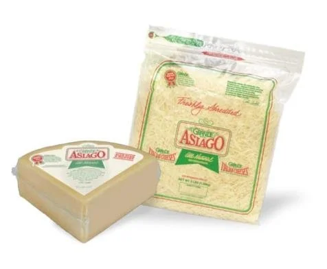 Cheese Asiago Quarters 6# Wedge Grande — Delizie Foods