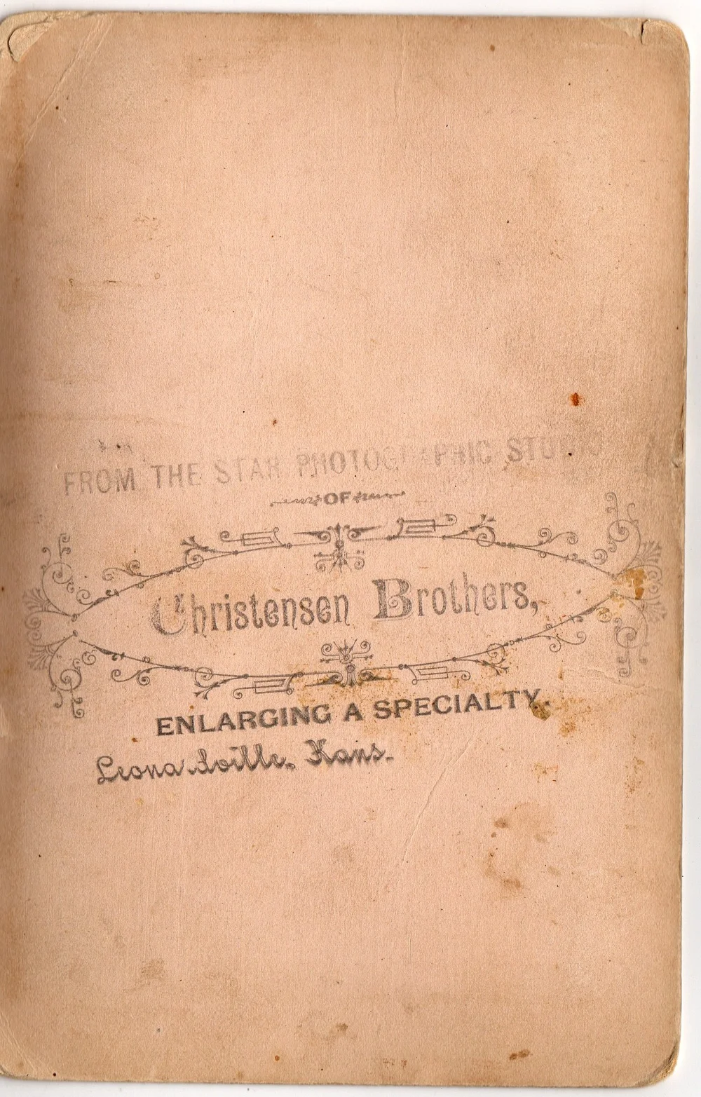 Leonardville Kansas Photos - 1880's — John Laird Genealogy