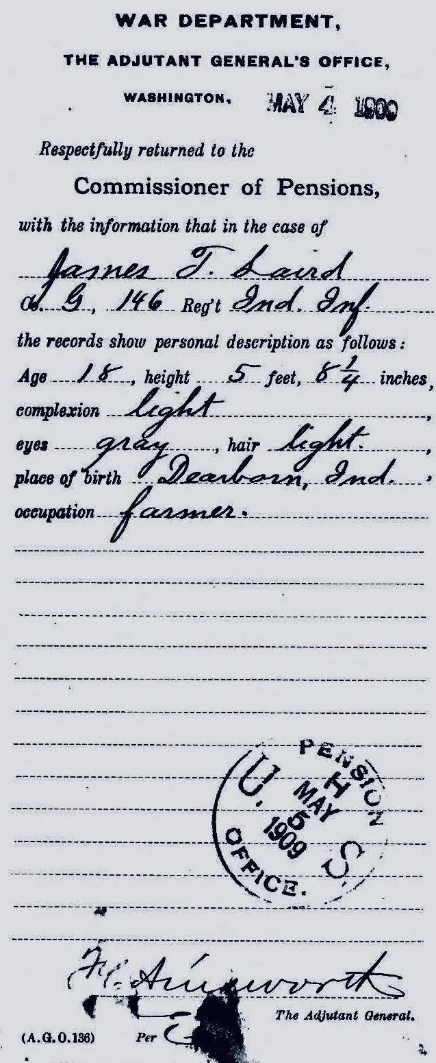 Jesse Laird Family with Second Wife Nancy Priest — John Laird Genealogy