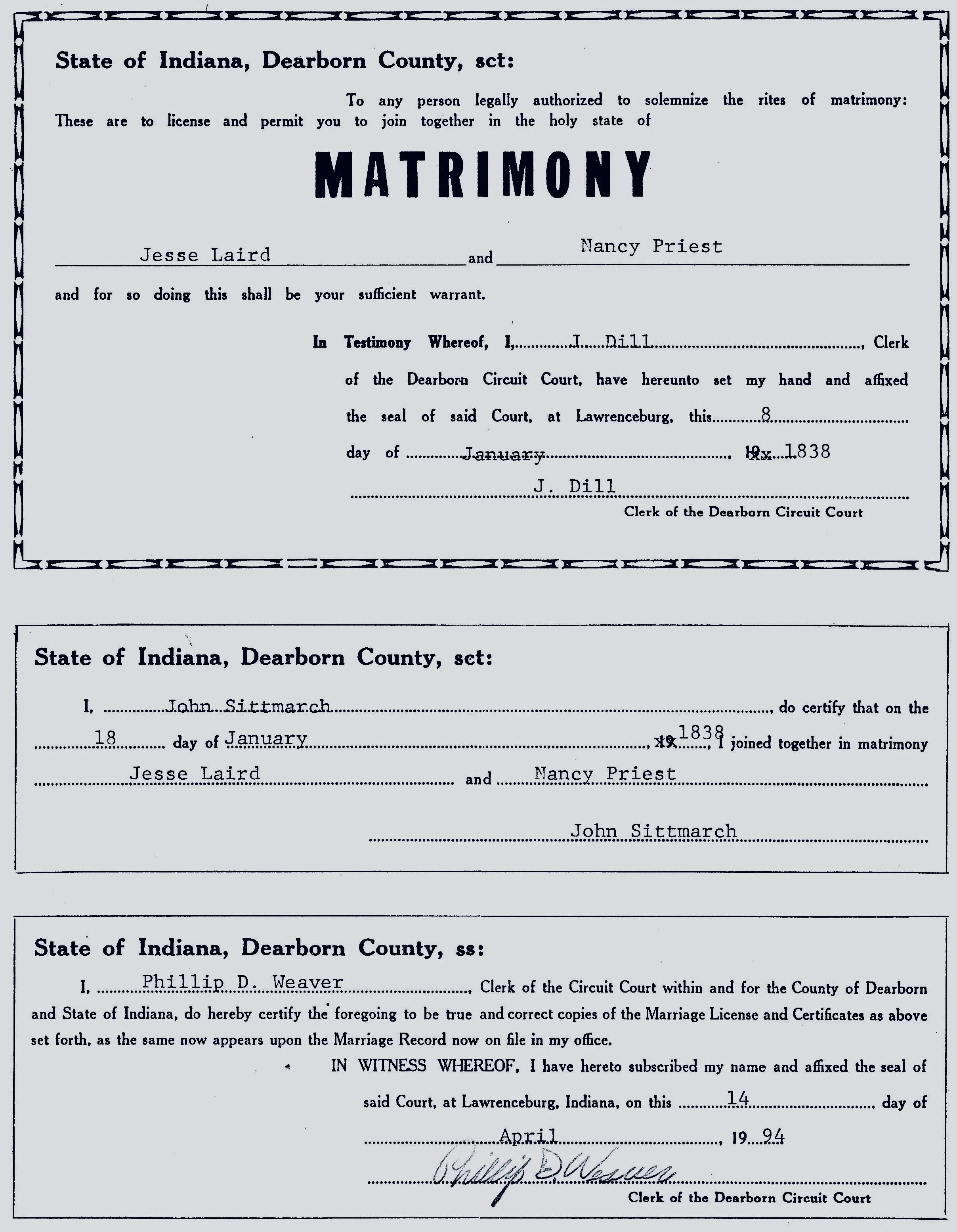 Jesse Laird Biography — John Laird Genealogy